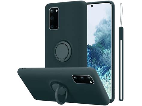 Funda CADORABO Funda De Silicona Liquid Ring Estilo Compatible Con Samsung Galaxy S20 LIQUID