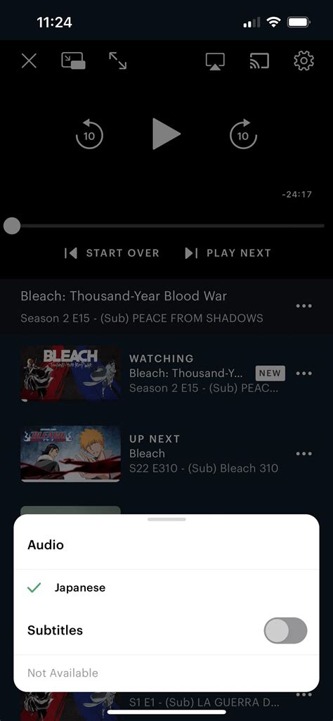 Umm Why Arent There Available Subtitles Rbleach