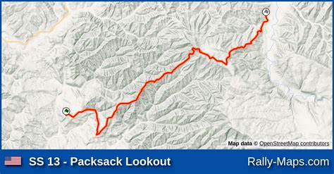 Ss 13 Packsack Lookout Stage Map Olympus International Pro Rally