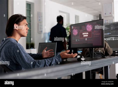 web developer doing i don t know gesture while having web server hacked