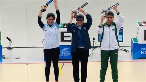 Agency News Palak Gulia Wins Gold Medal Esha Singh Takes Silver In