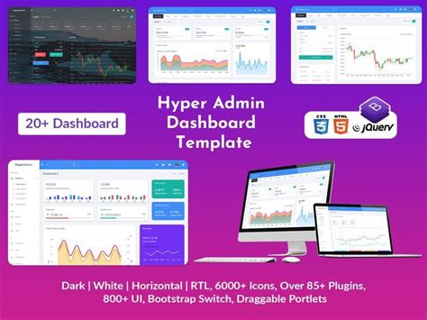 Hyper Responsive Admin Dashboard Template Dashboard Template