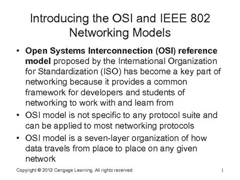 Introducing The Osi And Ieee 802 Networking Models