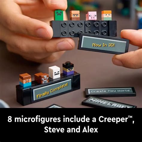 Lego Minecraft The Crafting Table Build And Display Set For Adults