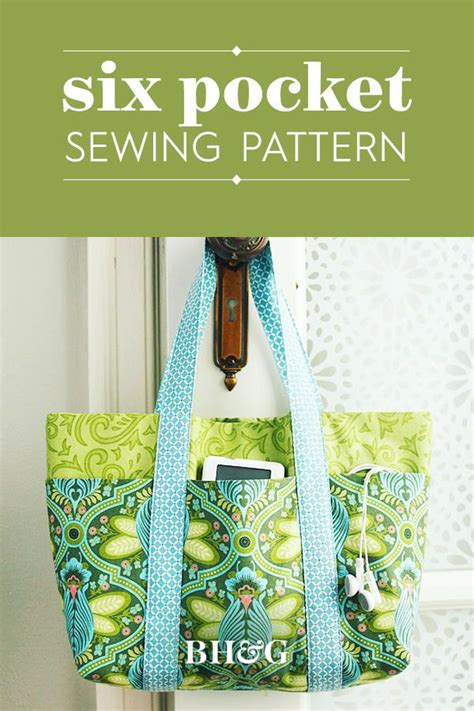 Six Pocket Diy Tote Bag Sewing Pattern