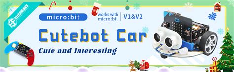 Elecfreaks Microbit Mini Cutebot Kit Compatible With Bbc Microbit V2