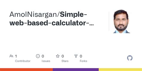 Simple Web Based Calculator Built Using Html Css And Javascriptcalculatorhtml At Main
