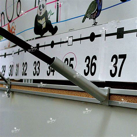 Map Rail Bracket For Classroom Flags
