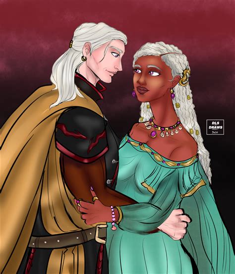 Daemon Targaryen And Laena Velaryon By Dlsdraws R Imaginarywesteros