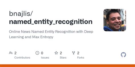 GitHub Bnajlis Named Entity Recognition Online News Named Entity Recognition With Deep
