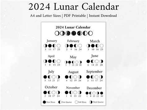 Full Moon Calendar 2024 Usa Printable Emmey Iormina