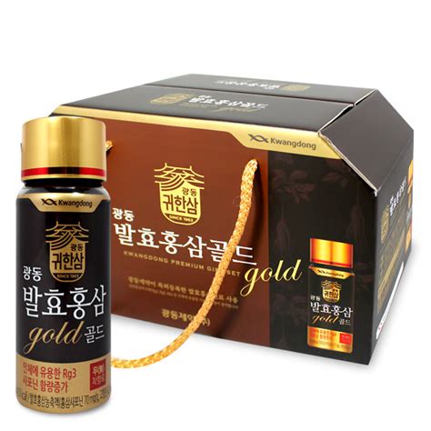 광동제약 발효 홍삼 골드 100ml X 10병 선물세트 티몬