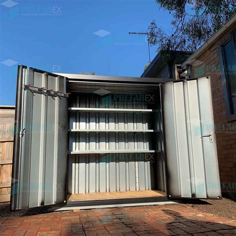 Insulated Flat Pack Storage Containers Galvanized Simple And Secure Storage Solution