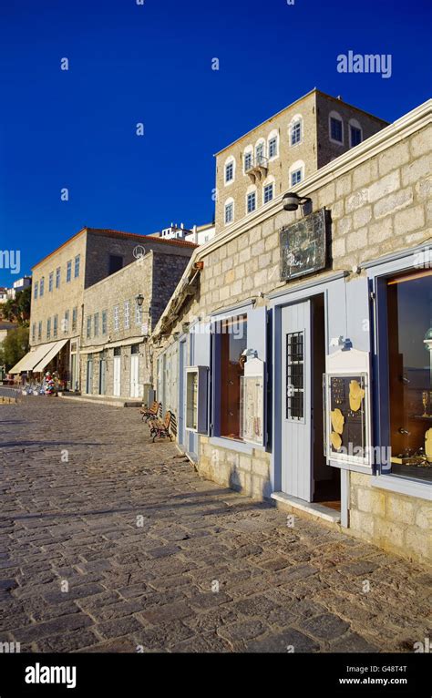 Architecture Of Hydra Island Hi Res Stock Photography And Images Alamy