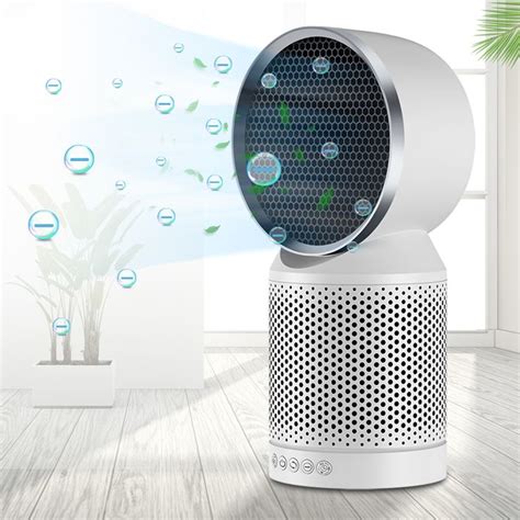 Negative Ion Rotating Activated Carbon Hepa Filter Air Purifier ATLS7