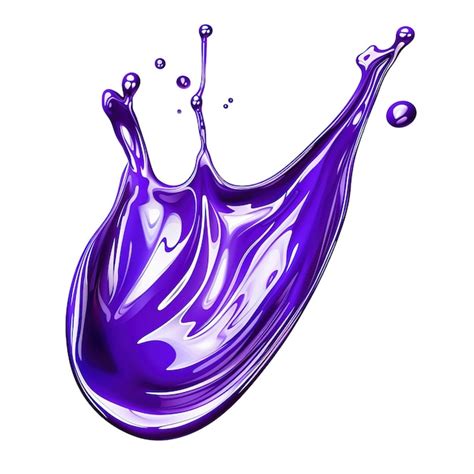 Salpicaduras De Pintura Violeta Archivo PSD Premium