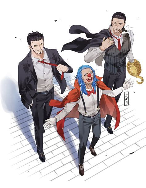 Ngumngim Buggy The Clown Crocodile One Piece Dracule Mihawk One