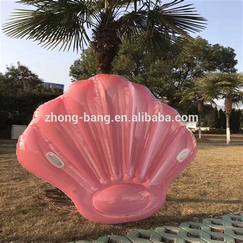 Inflatable Pink Clam Shell Pool Float High Quality Inflatable Pink Clam Shell Pool Float On