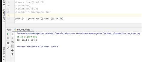 Python 给定一个句子只包含字母和空格将句子中的单词位置反转单词用 空格分割 单词之间只有一个空格前后没有空格