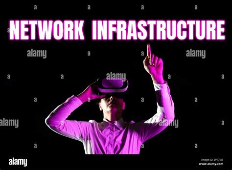 Text Caption Presenting Network Infrastructure Internet Concept Hardware And Software Resources