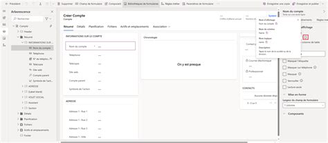 Ajout configuration déplacement ou suppression des colonnes sur un