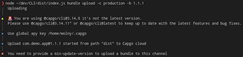 Commands Capgo