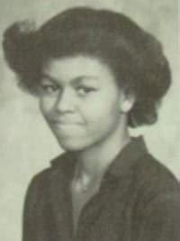 Michelle Obama High School Yearbook Photo And Education