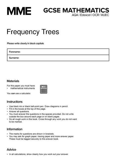 Frequency Trees Questions Mme Eye And Hair Color Analysis Studocu