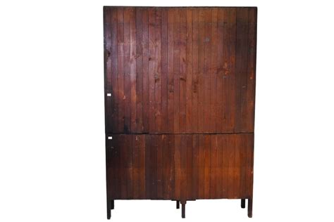 Mid Century Burmese Colonial Teak Bookcase At 1stdibs