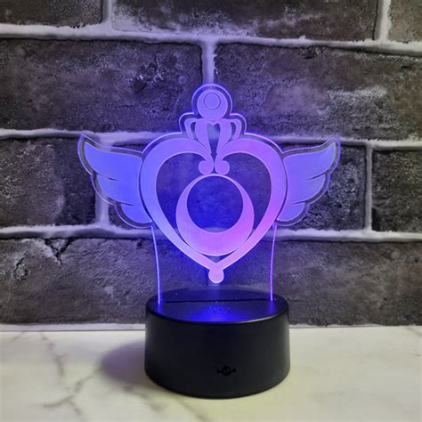 Chibi Moon Compact Led Light Busy Bee Engraving