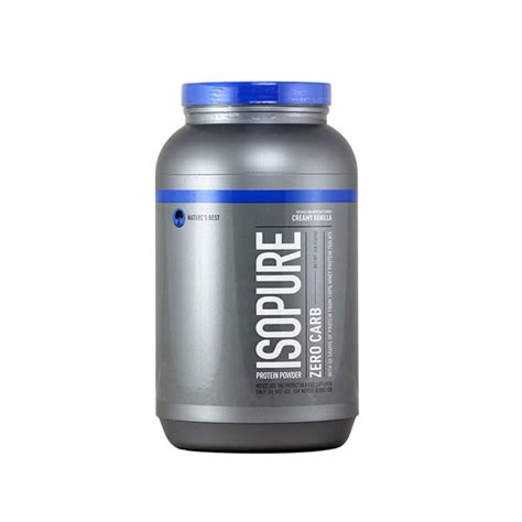 Natures Best Zero Carb Isopure Vanilla 3 Lb Lil Generals