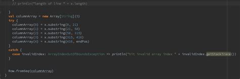 Handling Exceptions In Scala With Fixed Length Files Etl If The Format