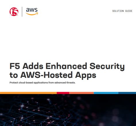 F Adds Enhanced Security To Aws Hosted Apps Solution Guide