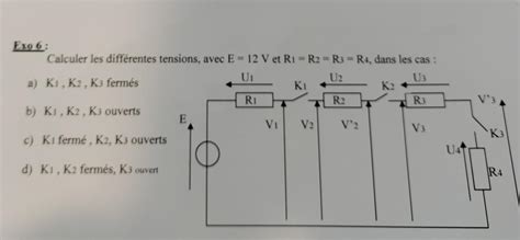 Exercices Circuit Ouvert