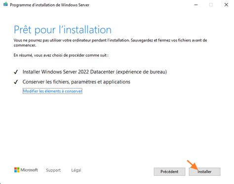 Mise à niveau sur place de Windows Server vers