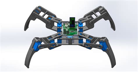 Four Legged Spider Robot 3d Model 3d Printable Cgtrader
