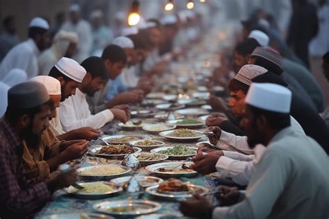 Premium Photo Muslims Pray As They Observing The First Day Of Holy