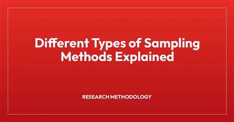 Different Types Of Sampling Methods Explained Lis Library And Information Science Academy