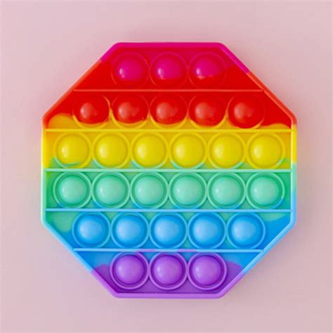 Colorful Push Pops Fidget Bubble Sensory Squishy S Grandado