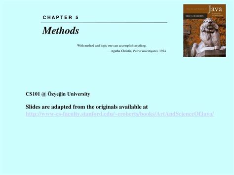 Ppt Chapter 5—methods Powerpoint Presentation Free Download Id1136478