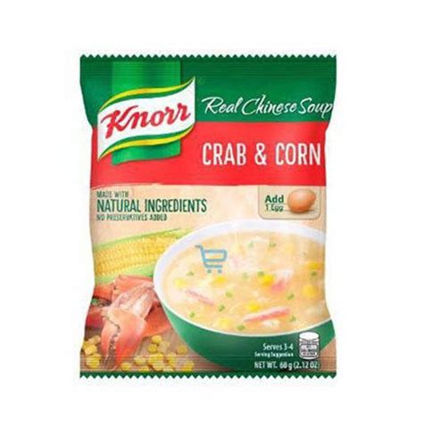 Zap It Knorr Dry Soup Crab And Corn 60g