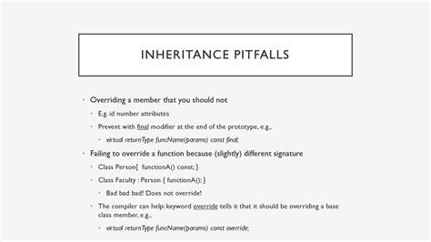 inheritance often software encapsulates multiple concepts for which