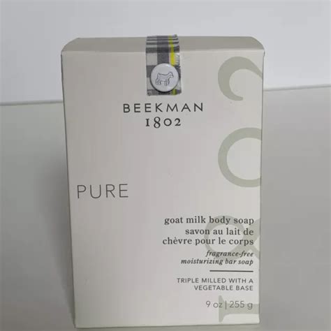 Beekman 1802 Pure Goat Milk Body Soap Fragrance Free Moisturizing Bar