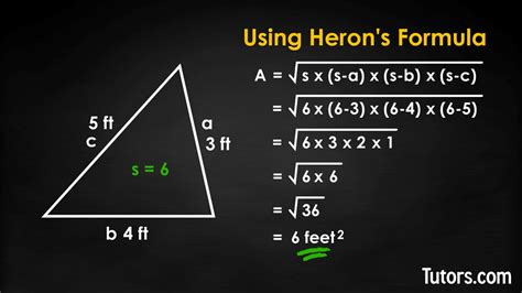 Heron Mathematician Formula