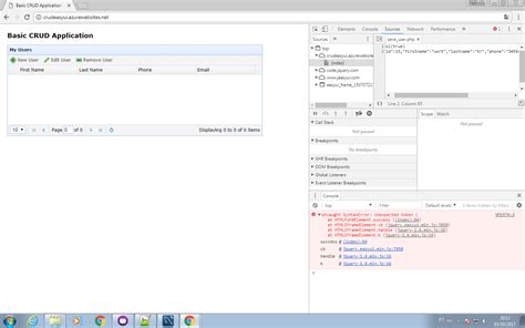 Php Erro Uncaught Syntaxerror Unexpected Token Com Easyui Stack Overflow Em Português