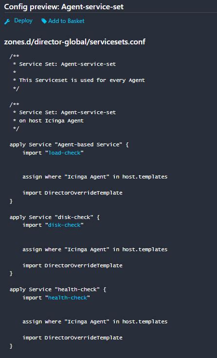 Icinga Director Cant Add Service Template To Service Set Icinga Director Icinga Community