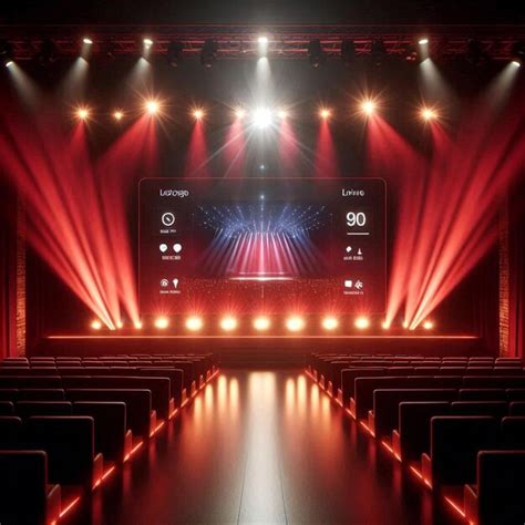Modern Concert Stage Featuring Brilliant Lighting And Advanced Visual