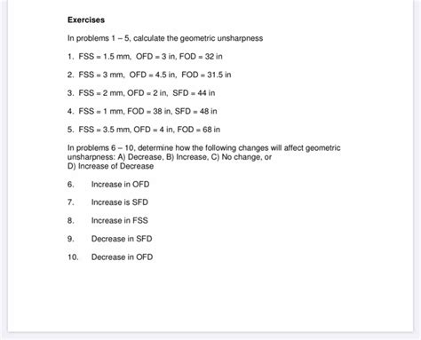 Solved Exercises In Problems 1 5 Calculate The Geometric