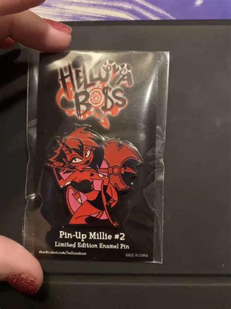 Helluva Boss Pin Up Millie 2 Enamel Pin 2022 Limited Edition £56 88