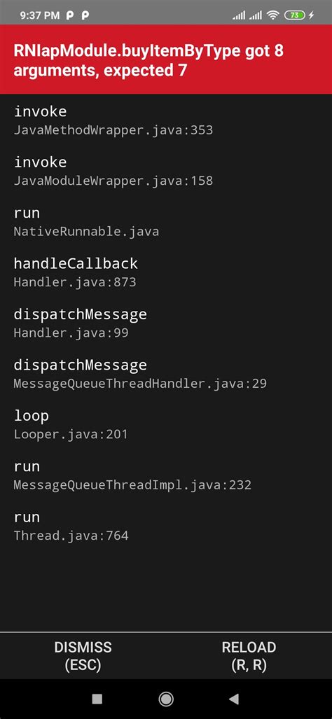 Rniapmodule Buyitembytype Got Arguments Expected Issue